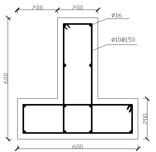 Elasto-plastic finite element analysis of reinforced concrete T-shaped ...