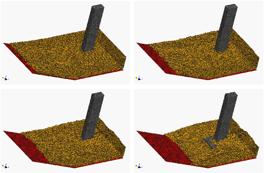 Possibilities of the particle finite element method for fluid-soil ...