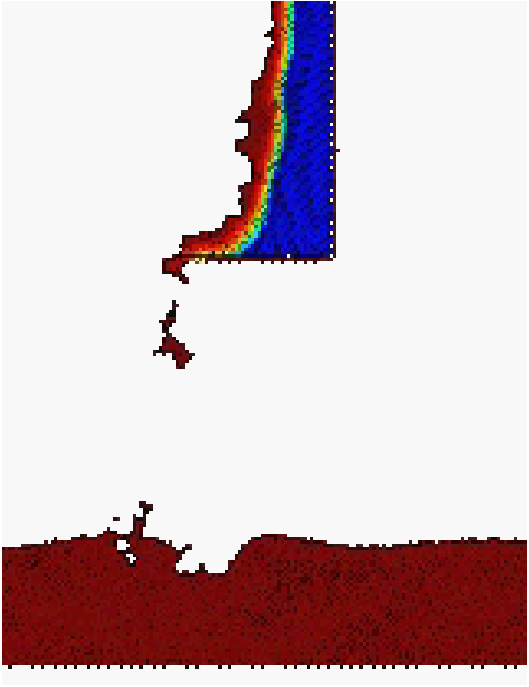 Melting and spread of polymer in fire with the particle finite element method - Onate et al ...