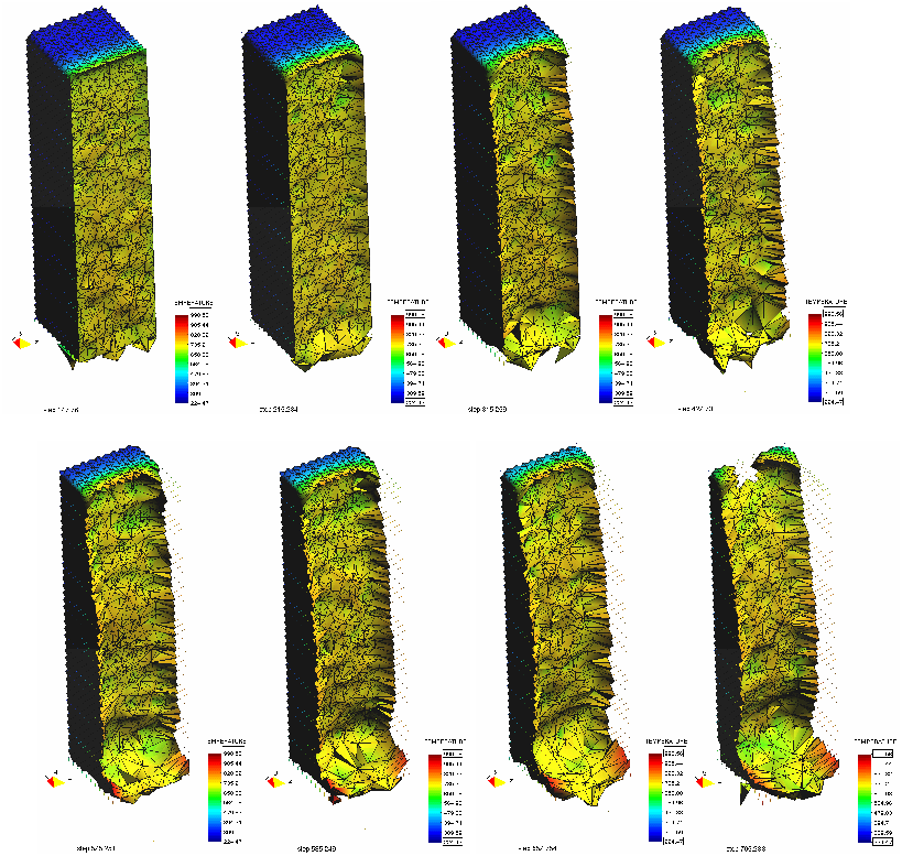 Melting and spread of polymer in fire with the particle finite element method - Onate et al ...