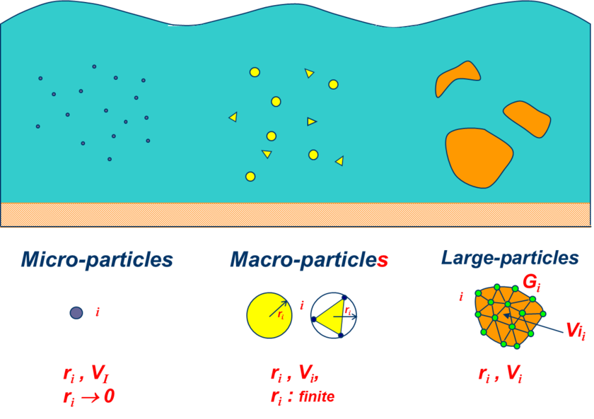Lagrangian analysis of multiscale particulate flows with the particle finite element method ...